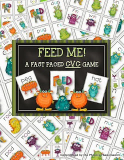 The Phonics Phenomenon: FEED ME! A CVC FLUENCY GAME