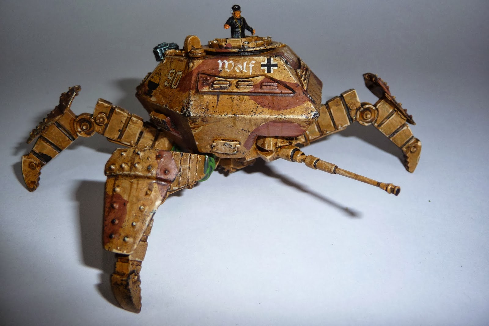 DROPSHIP HORIZON: Titanium Dropship - Wolf German heavy mech 1947