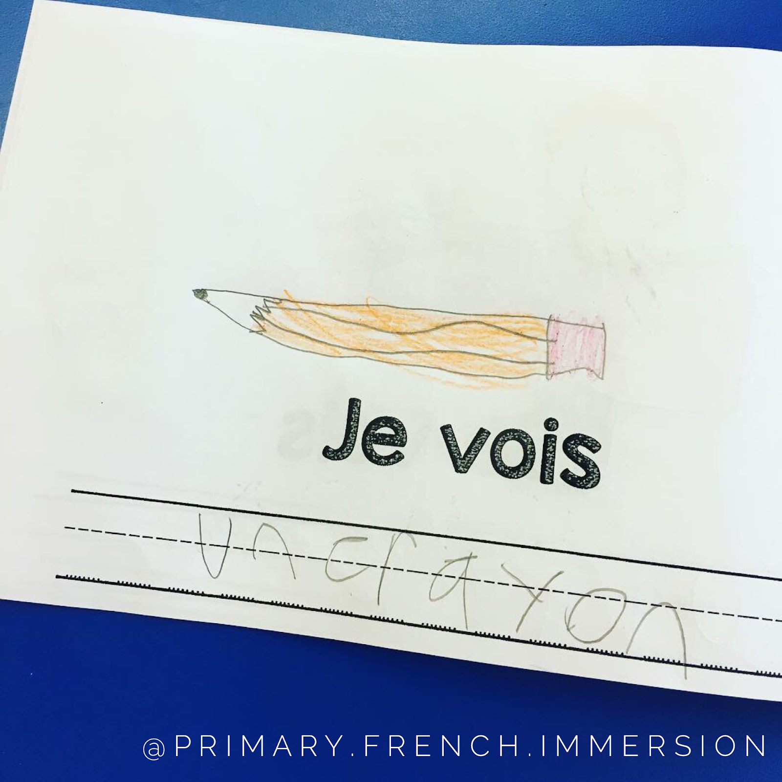 Getting started with school vocabulary - Primary French Immersion Resources