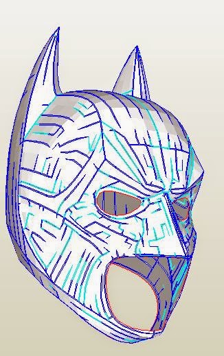 Mascara Batman em PDO