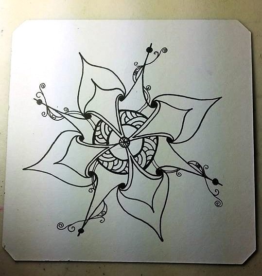 Kiki's Kandyland: 2nd Attempt at Stella Zentangle