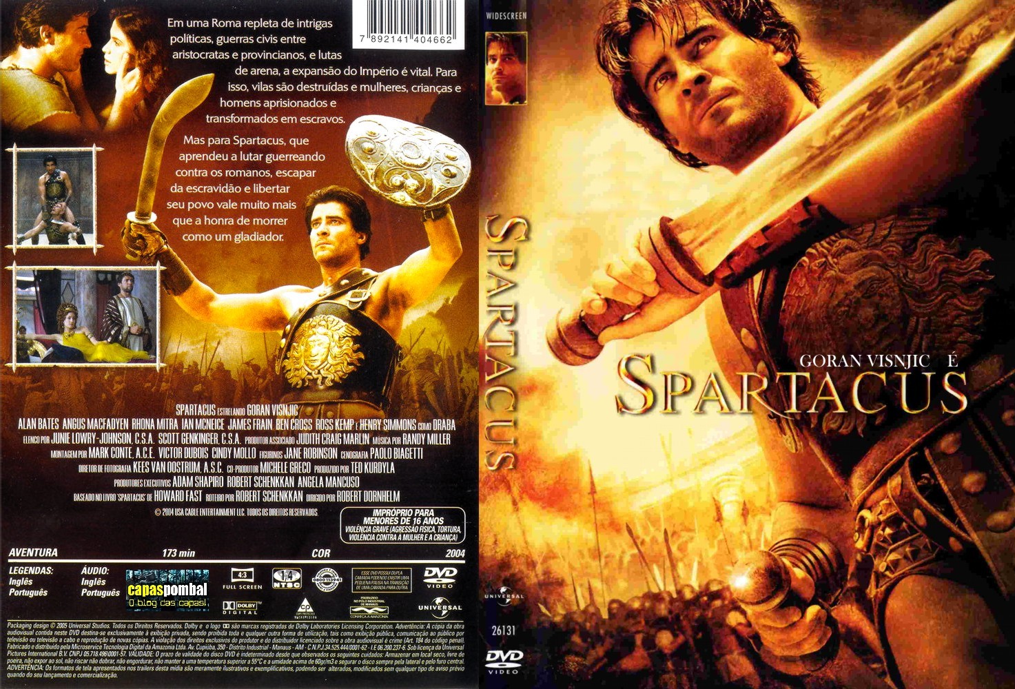 Capas Filmes Épicos: Spartacus
