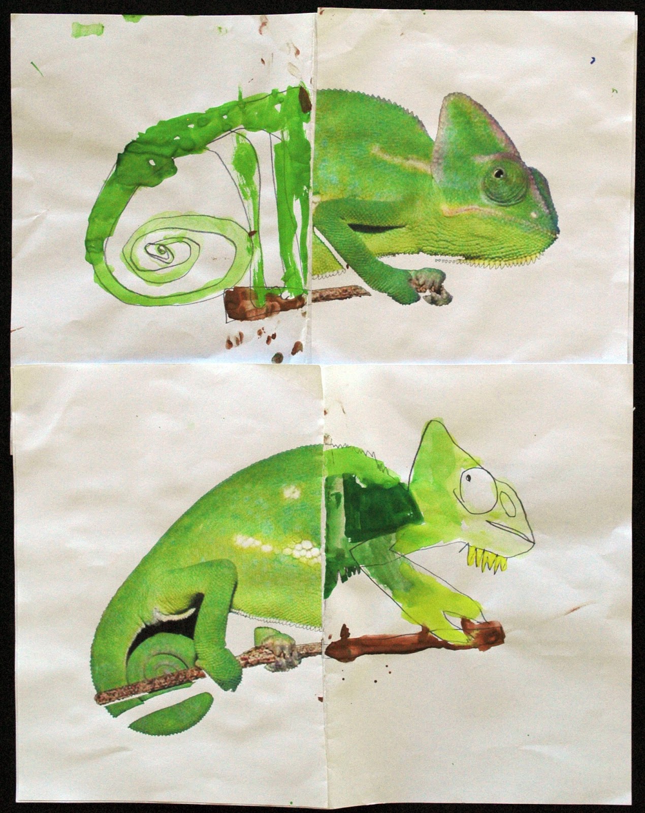 Lara Jane Townsend. Creating.Clever.Craft: Try this! The split image ...