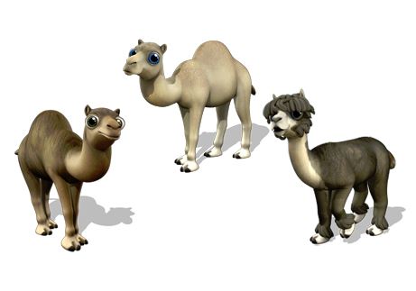 Farmeramaa: Laama / alpakka - kameli?