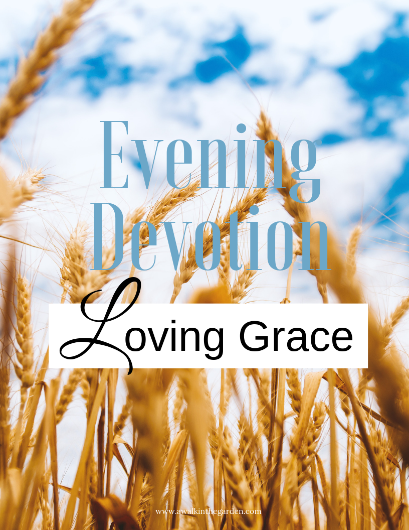 A Walk In The Garden: Evening Devotion: Loving Grace