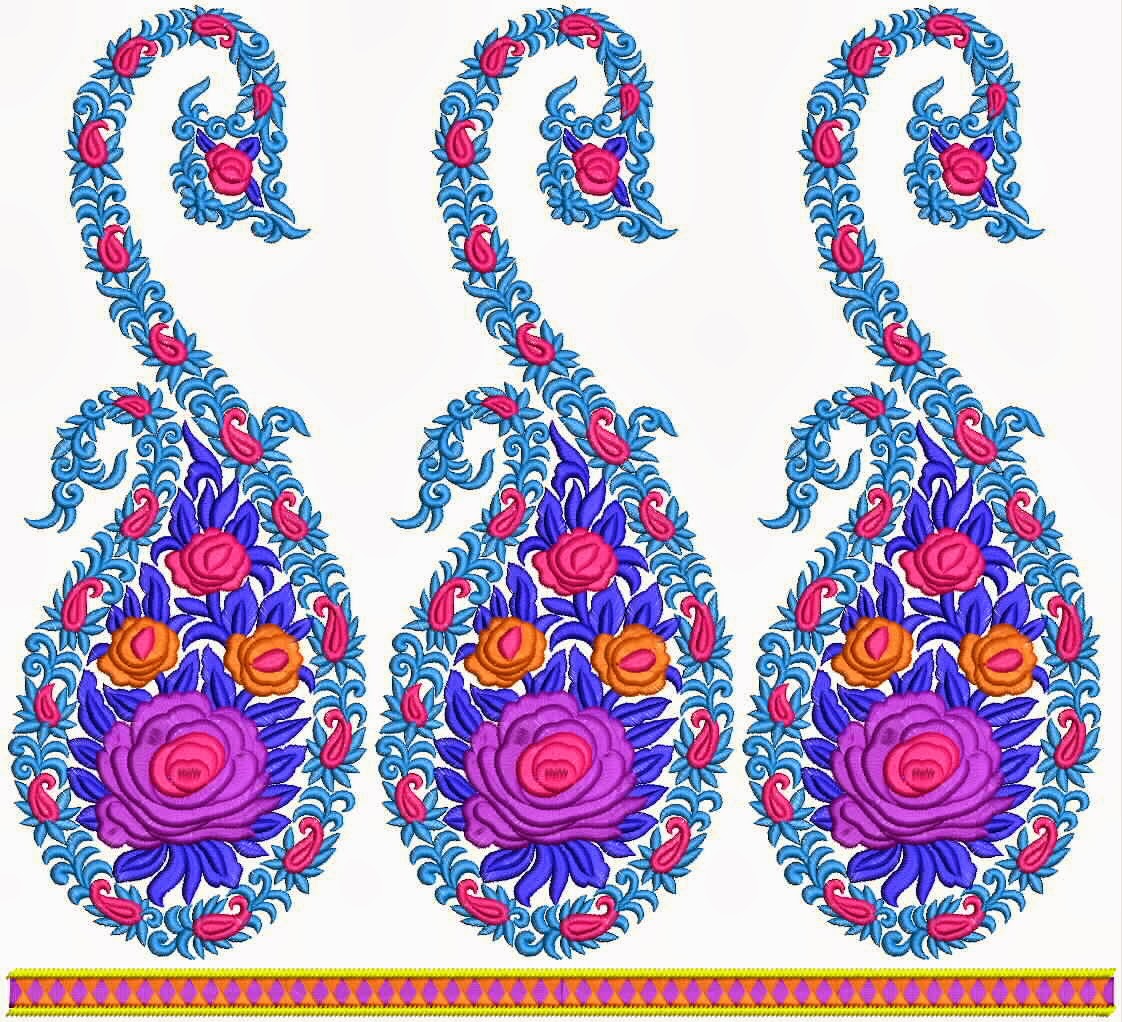 EmbDesignTube: Heavy Embroidered Lace Collection For 2014