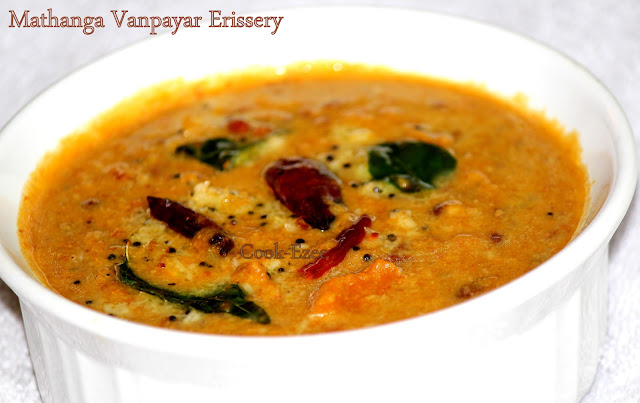 COOK-EZEE: Mathanga Vanpayar Erissery/Yellow Pumpkin Red Moong Curry ...