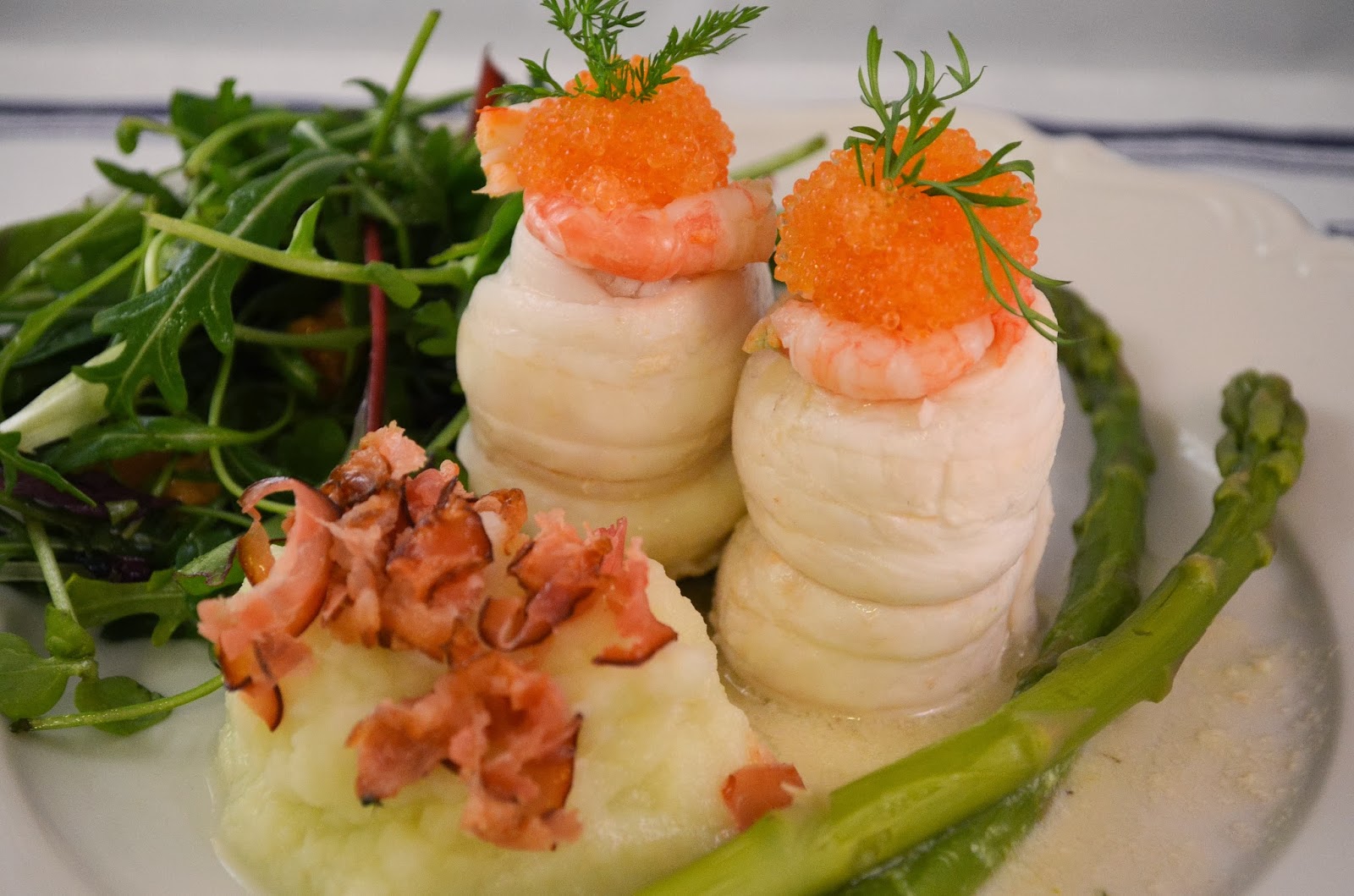 Helande Mat!: Pocherade rödtungarullader med laxfärs