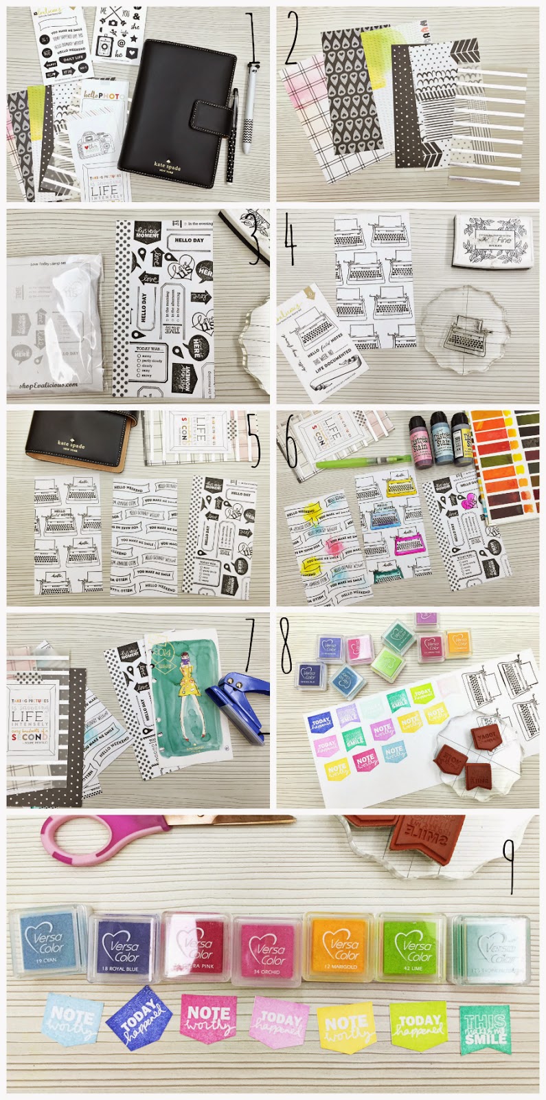 shopEvalicious.com: Rainbow Planner Tabs | Inspiration