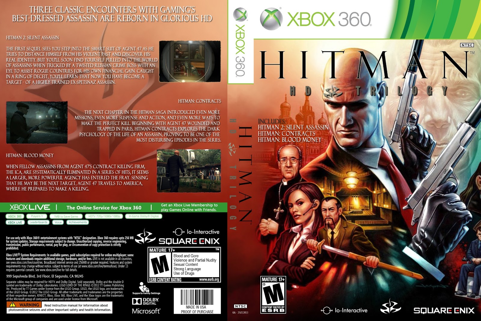 SUPERCAPAS: HITMAN HD