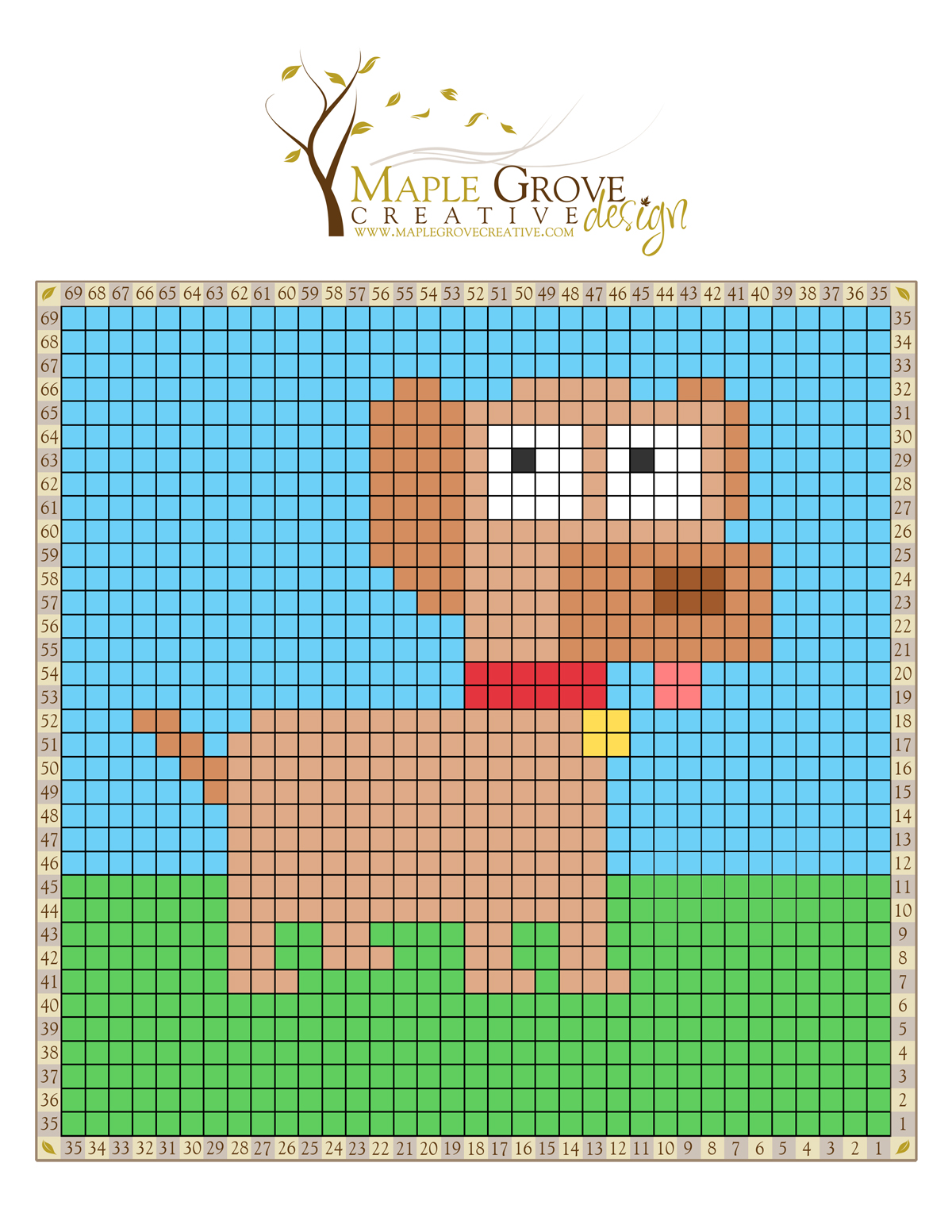 Freebie Friday - Dog Graph | Maple Grove Creative Design