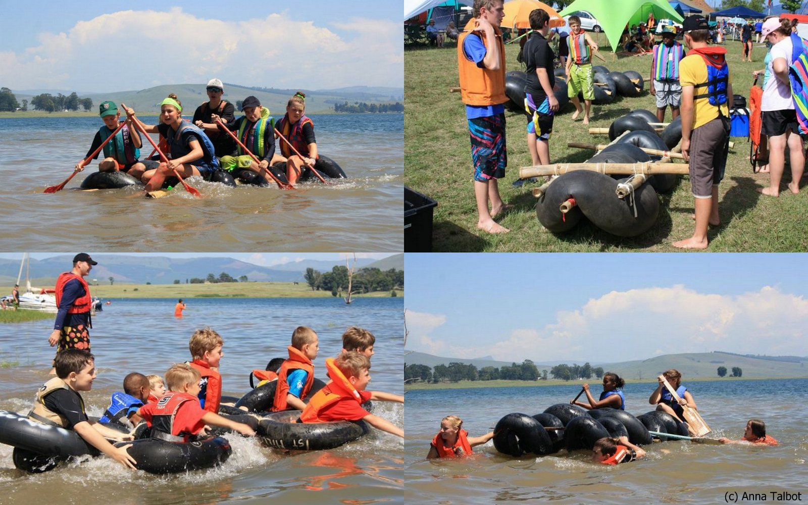 Ropes and Poles: KwaZulu-Natal Raft Race