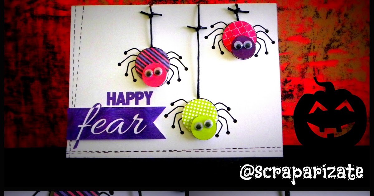 Scraparizate Halloween Creepy Crawly