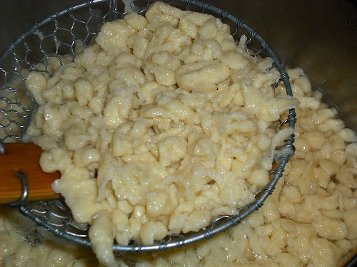 Culinary Alchemy: Little Sparrows in Butter - Spaetzle