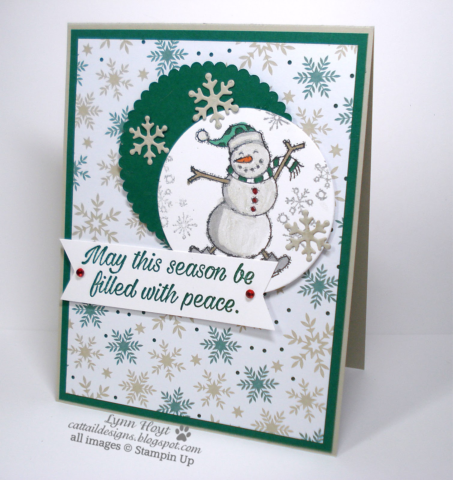 Cattail Designs: Snowman Fun Christmas card, Freshly Made Sketches # 359