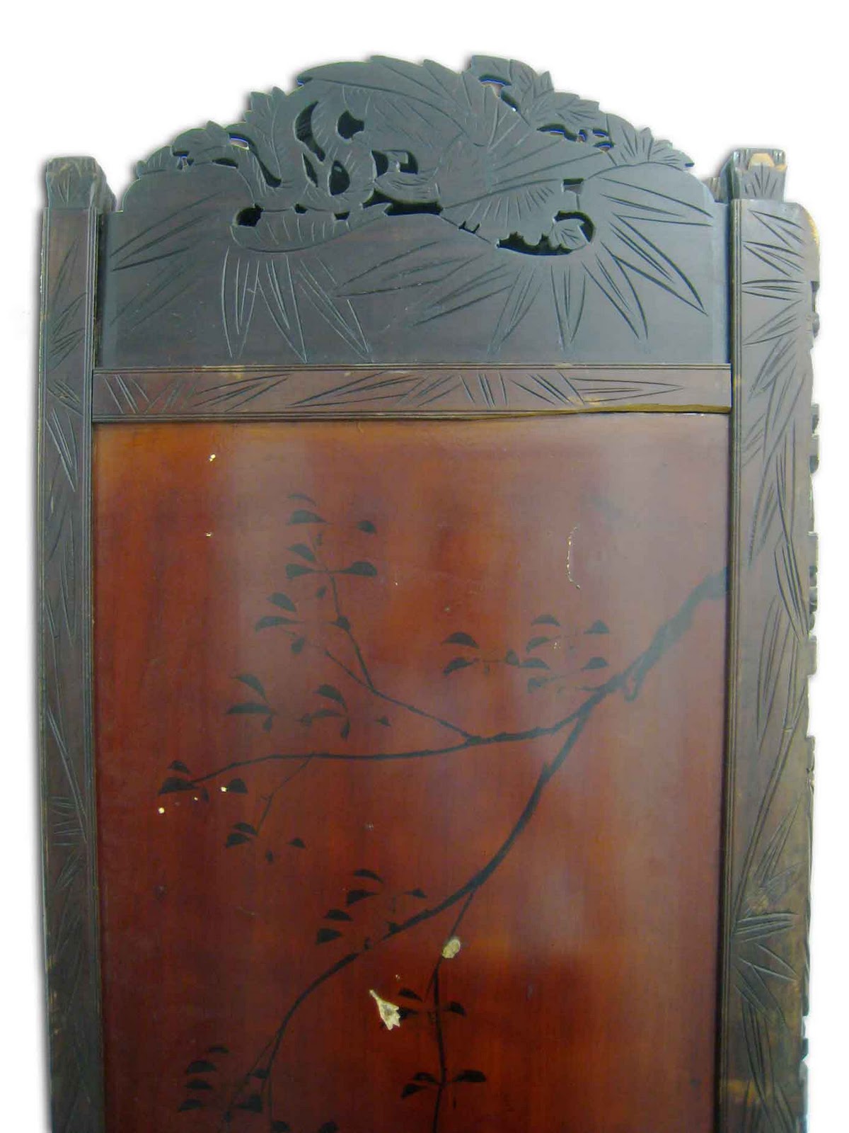 Deco Antiques: Victorian Oriental Folding Screen XIXc.