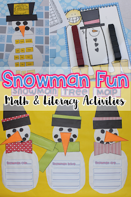 KinderGals: Snowman Fun: Math and Literacy Activities for the Little Ones