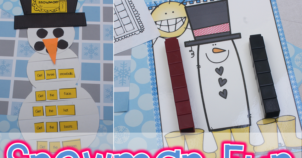KinderGals: Snowman Fun: Math and Literacy Activities for the Little Ones