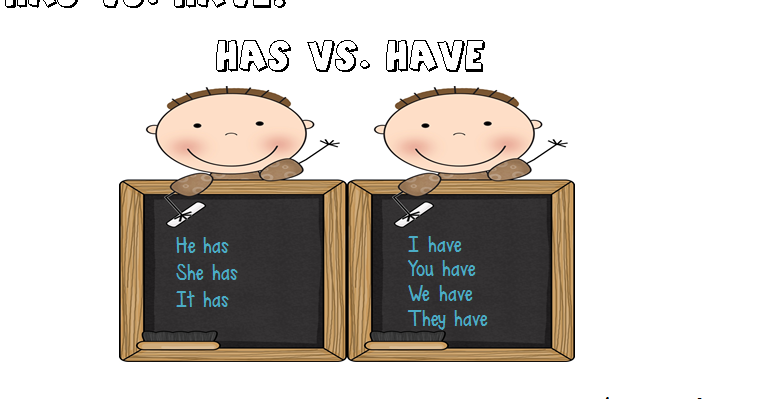 Speech Time Fun: Has vs. Have!