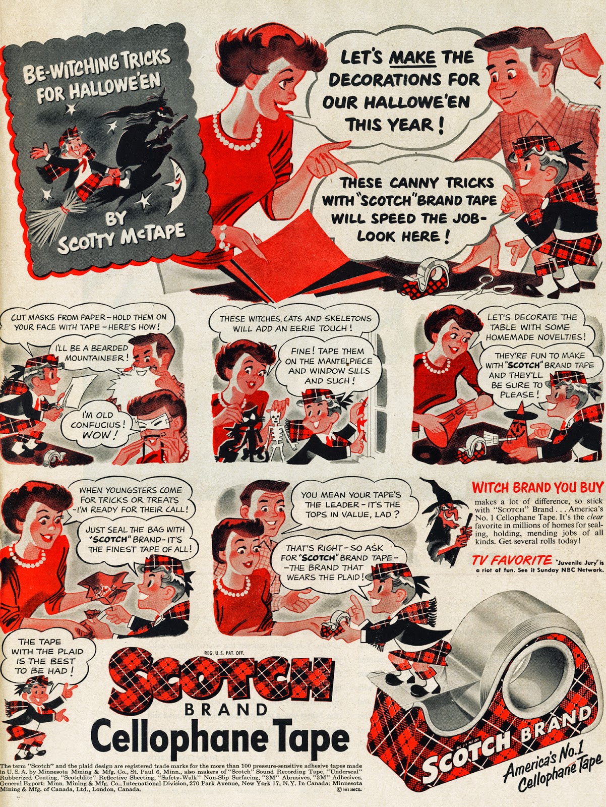 Neato Coolville: SCOTCH MAGIC TAPE: THE INVISIBLE MAN AND HIS FRIEND ...