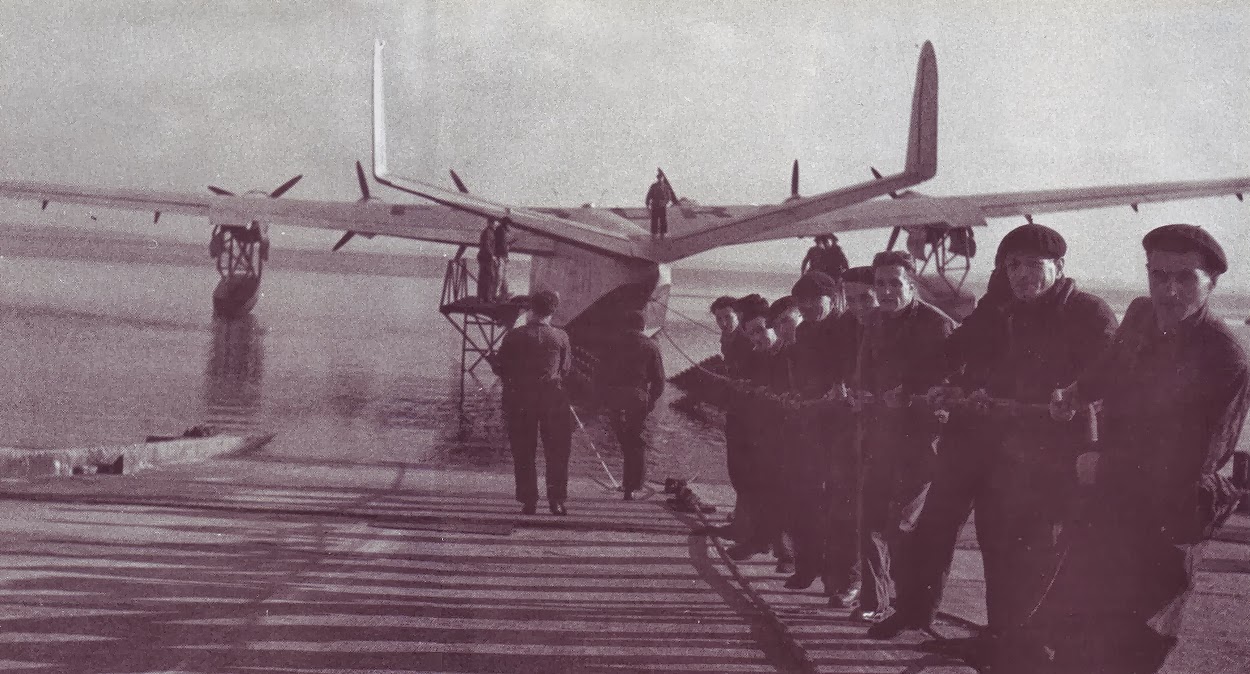 Latécoère 631: Le système de mise à l'eau des hydravions Laté 631 à ...