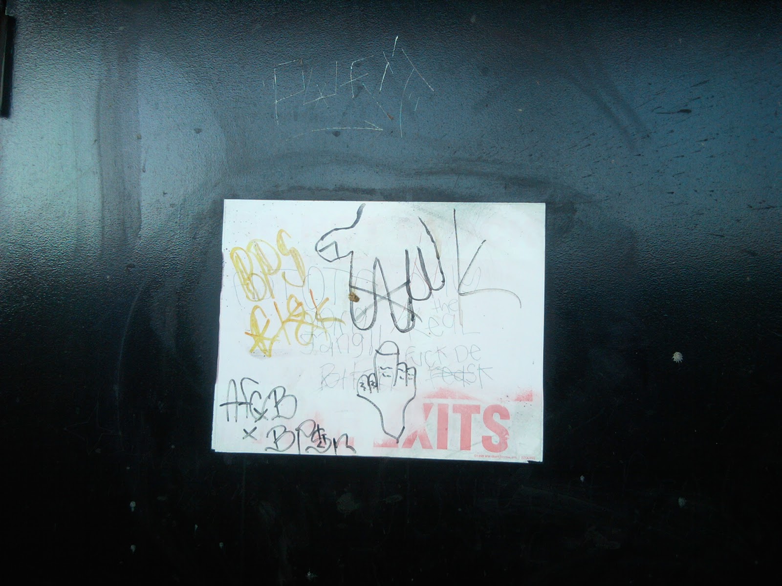 blood gangs graffiti: black Panthers stones nation ( BPS )