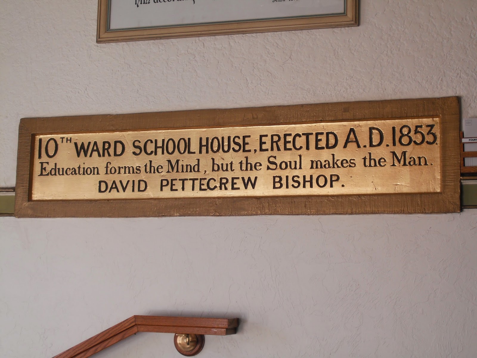 Historic LDS Architecture: Tenth Ward: Chapel Interior