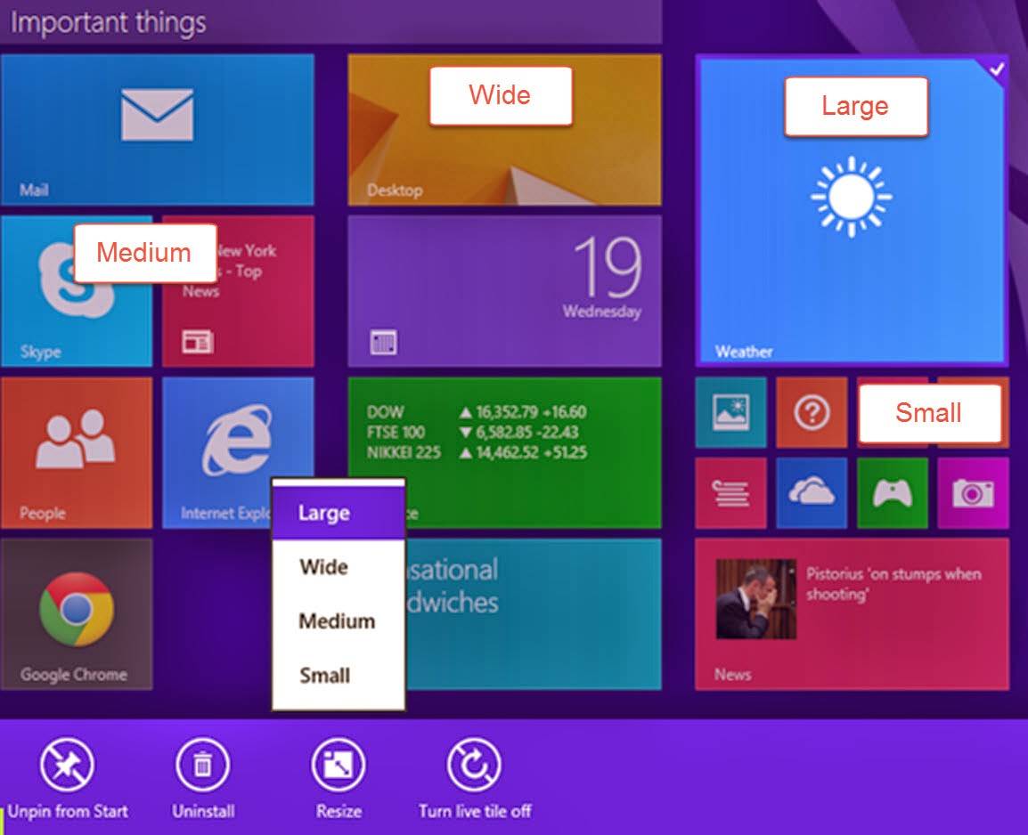 100 Amazing Computer Tips: Windows 8.1 - Customizing the Start Screen
