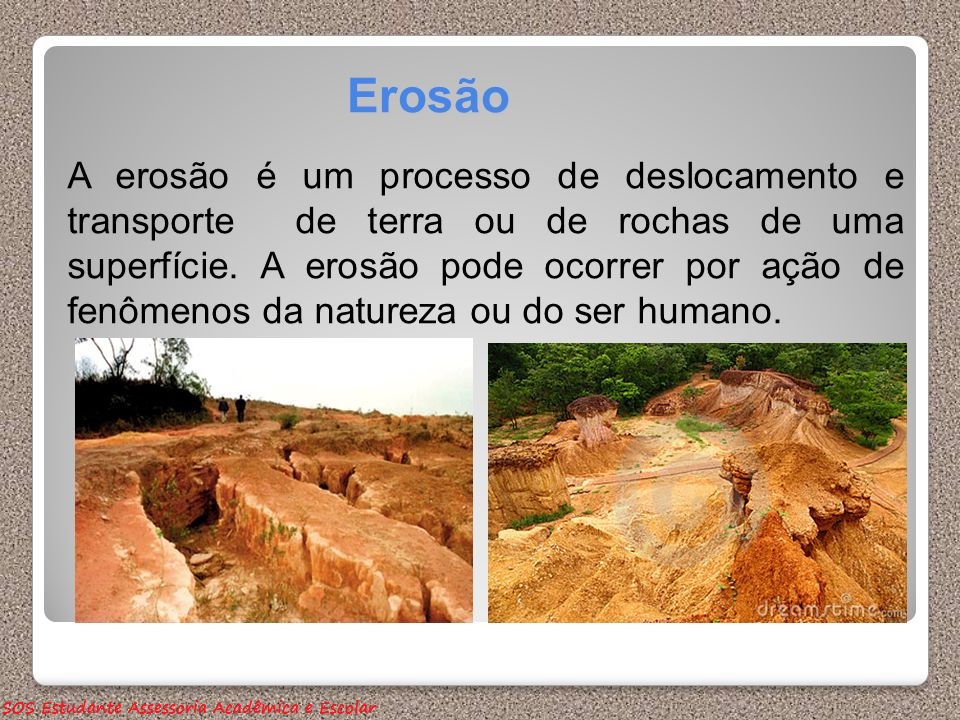 Como A Erosão Está Relacionada Ao Processo De Sedimentação - FDPLEARN