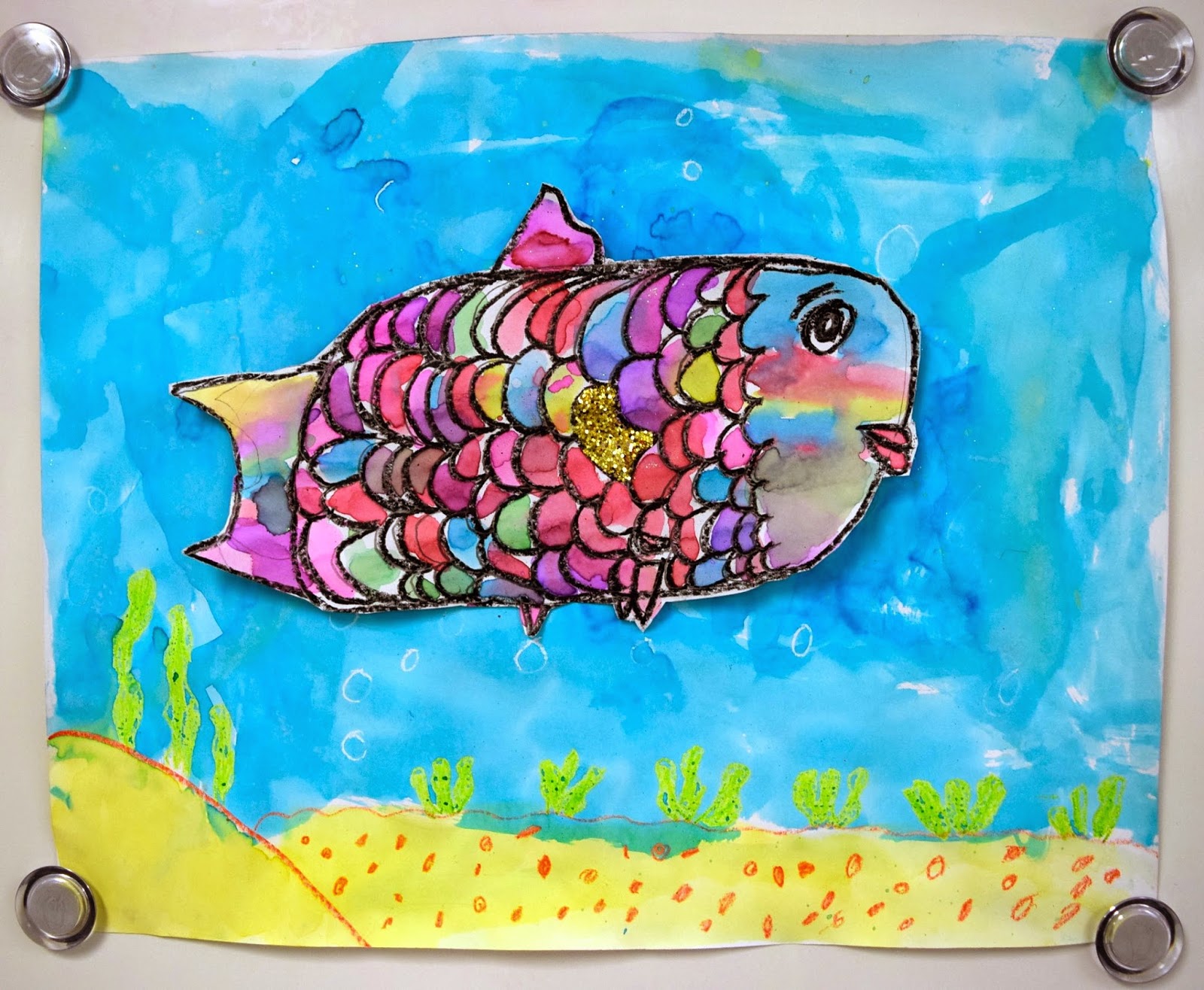 The Rainbow Fish 2.0 (1st) | Art with Mrs. Nguyen