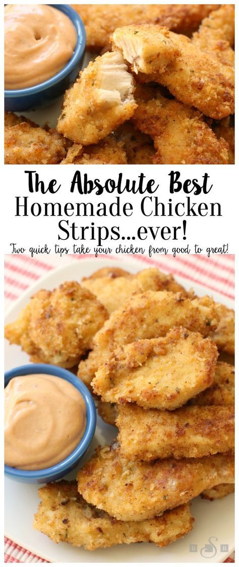 Homemade Chicken Strips Recipe - Girls Dishes