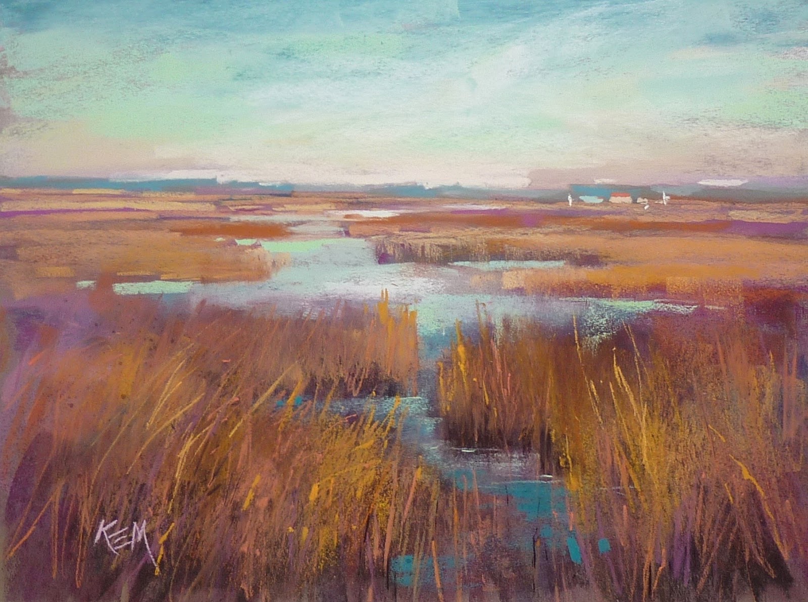 Painting My World: Sunday Studio Live Demo: Painting a Marsh and ...