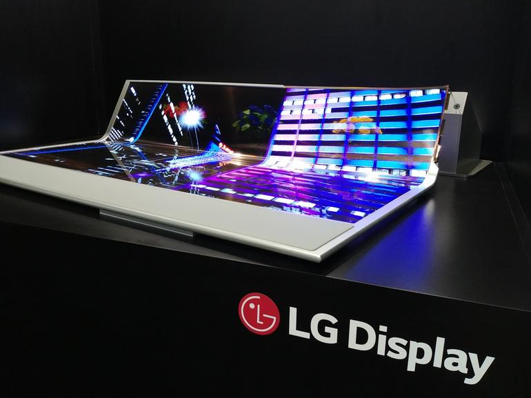 Tenco Technology: LG shows off 77-inch transparent flexible display