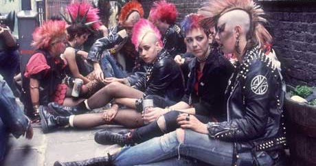 Catwalk Couture: 80's punk is always in fashion.