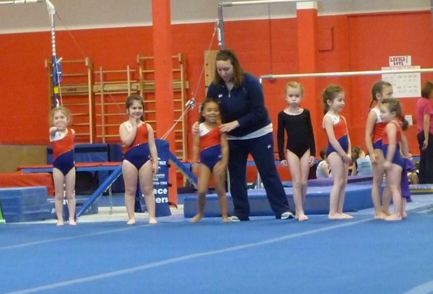 Evan and Lauren's Cool Blog: 3/13/11: Lauren's 1st Gymnastics Meet ...