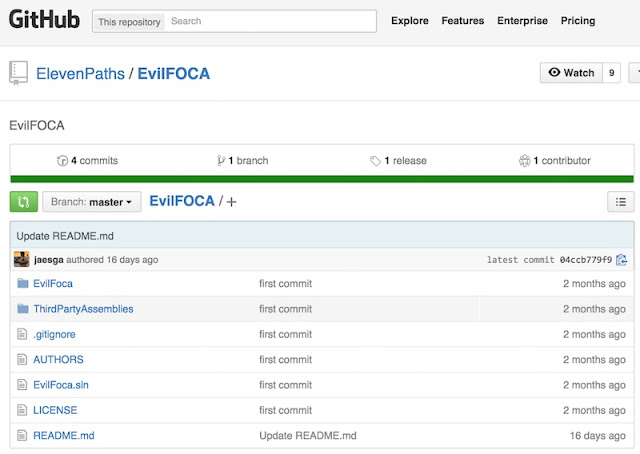 Un informático en el lado del mal: Evil FOCA: Liberada bajo licencia ...