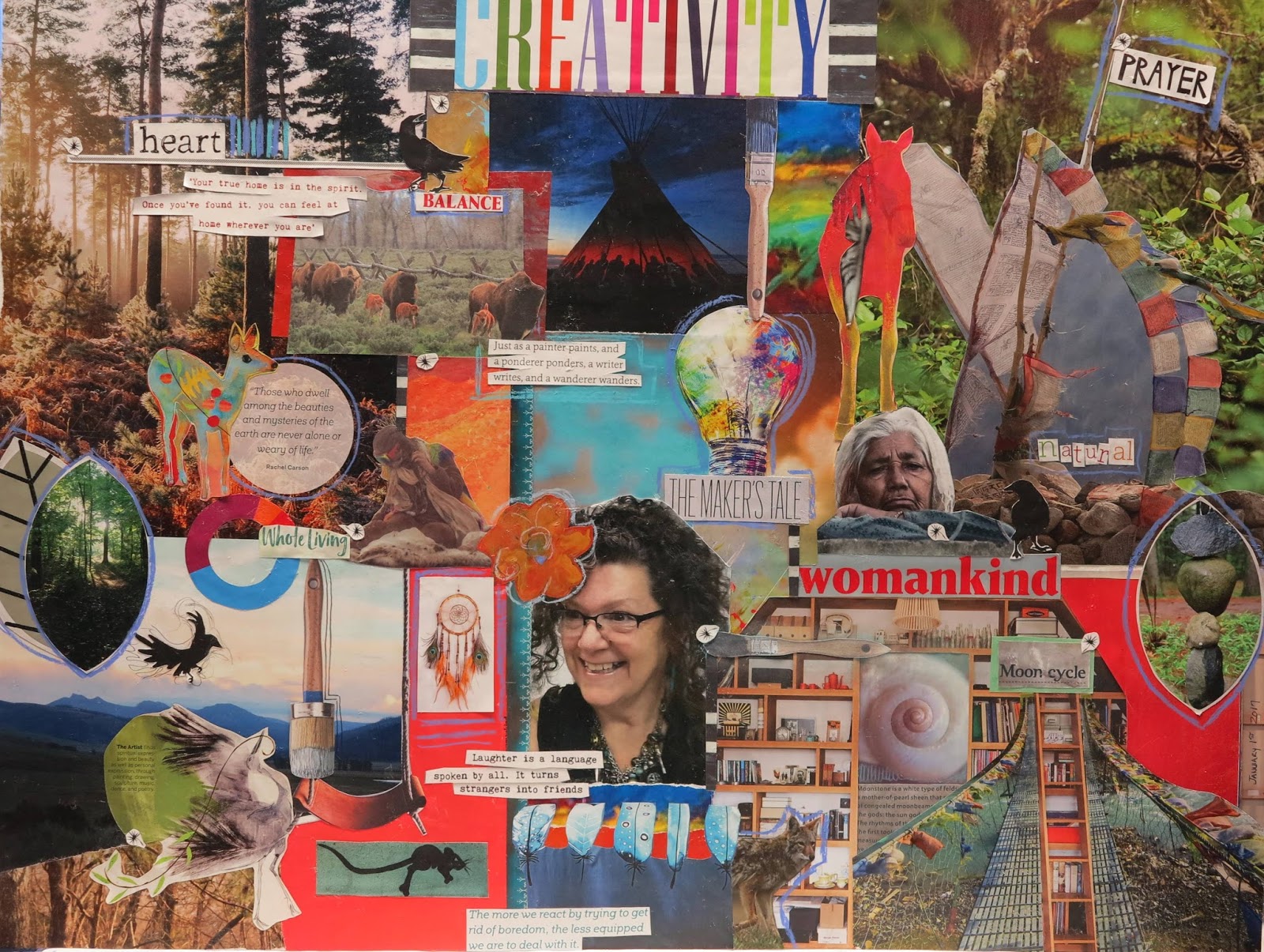 Self Awareness/Reflection.....Creative Vision Board