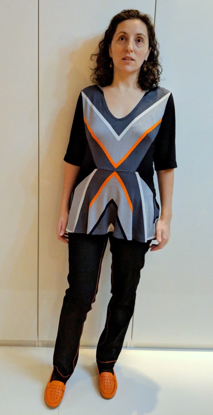 I believe I can sew...: A touch or orange - Jalie Eleonore and ...