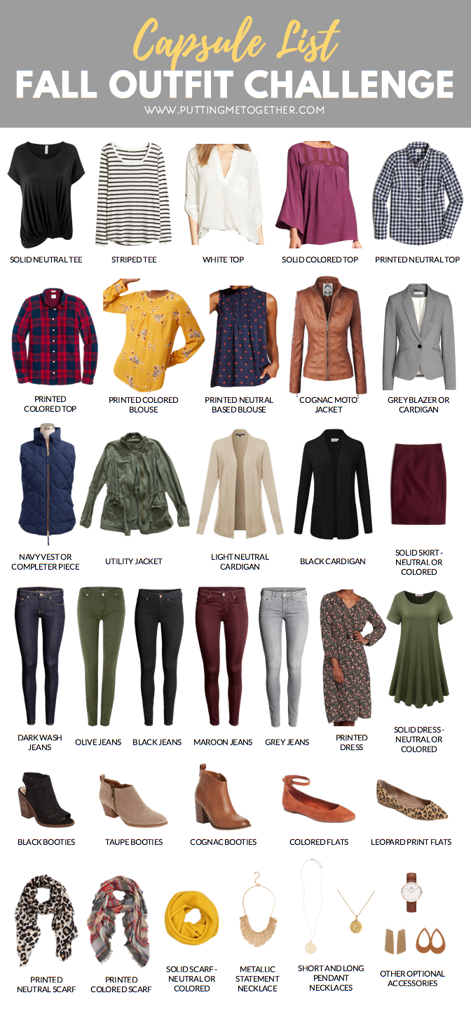 Fall Outfit Challenge Capsule Wardrobe Shopping Guide + Refunds Now ...
