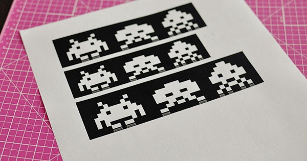 The Cheese Thief: How to Make a Space Invaders Ornament
