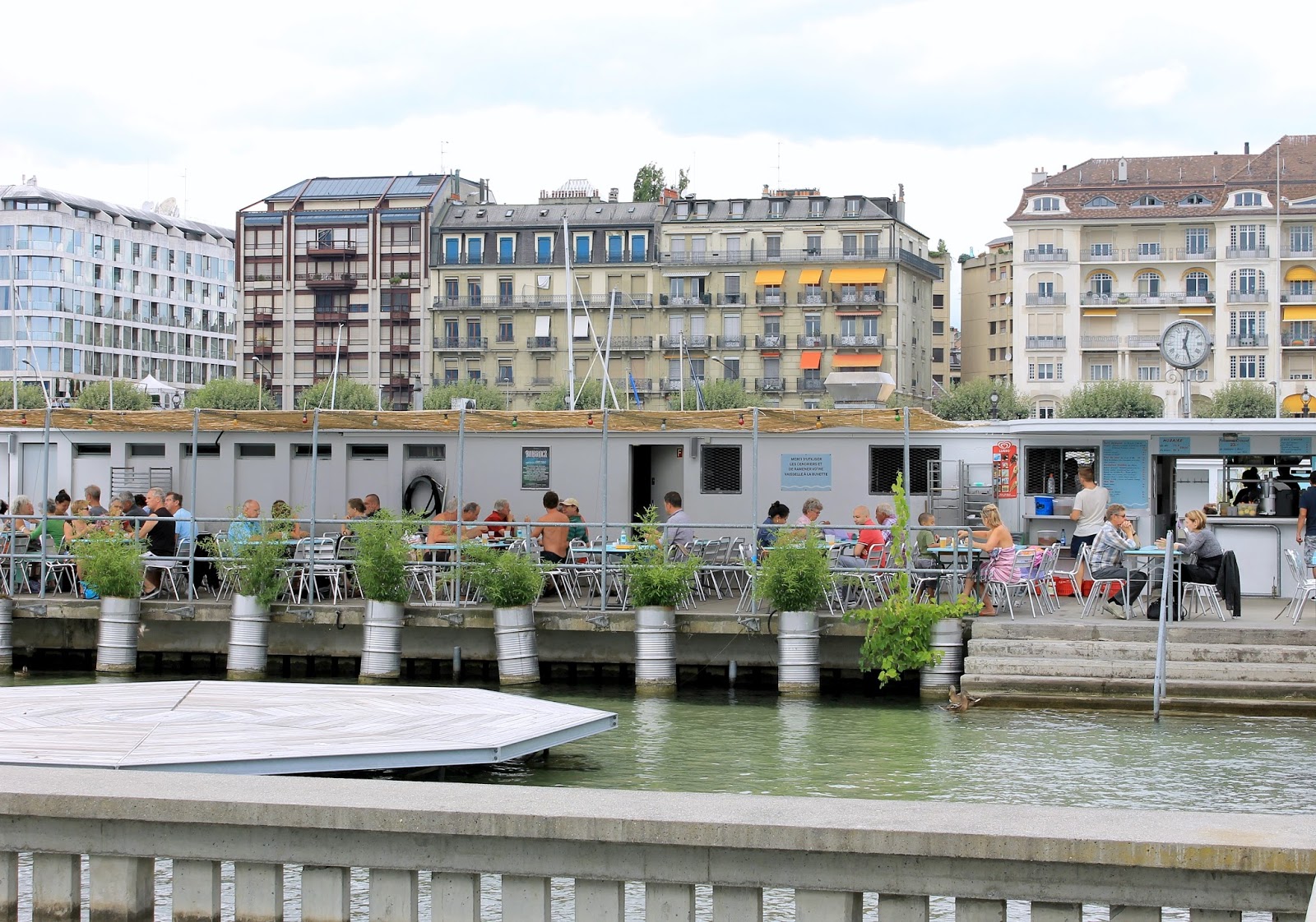 Polaroids & Puds: Buvette Bains des Pâquis | Geneva Stop Over