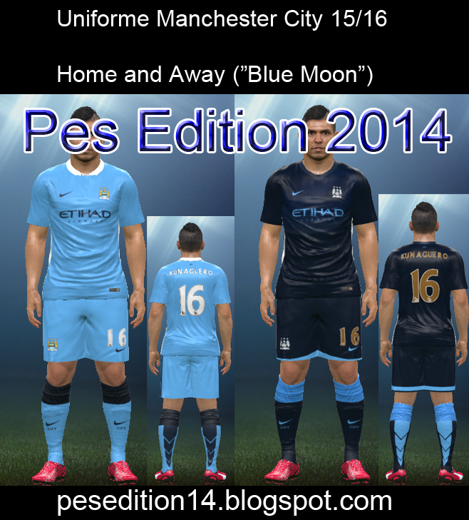 pes-modif: PES 2015 Manchester City 15/16 Kits by Pes Edition 2014