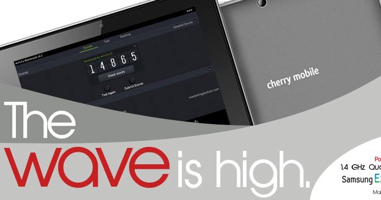 8-inch Cherry Mobile Fusion Wave Tablet with Samsung Exynos chipset ...