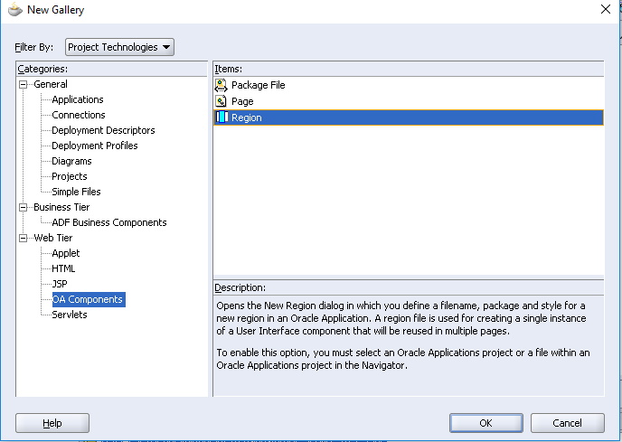 Oracle Application's Blog: Flexible layout in oaf : How to add custom ...