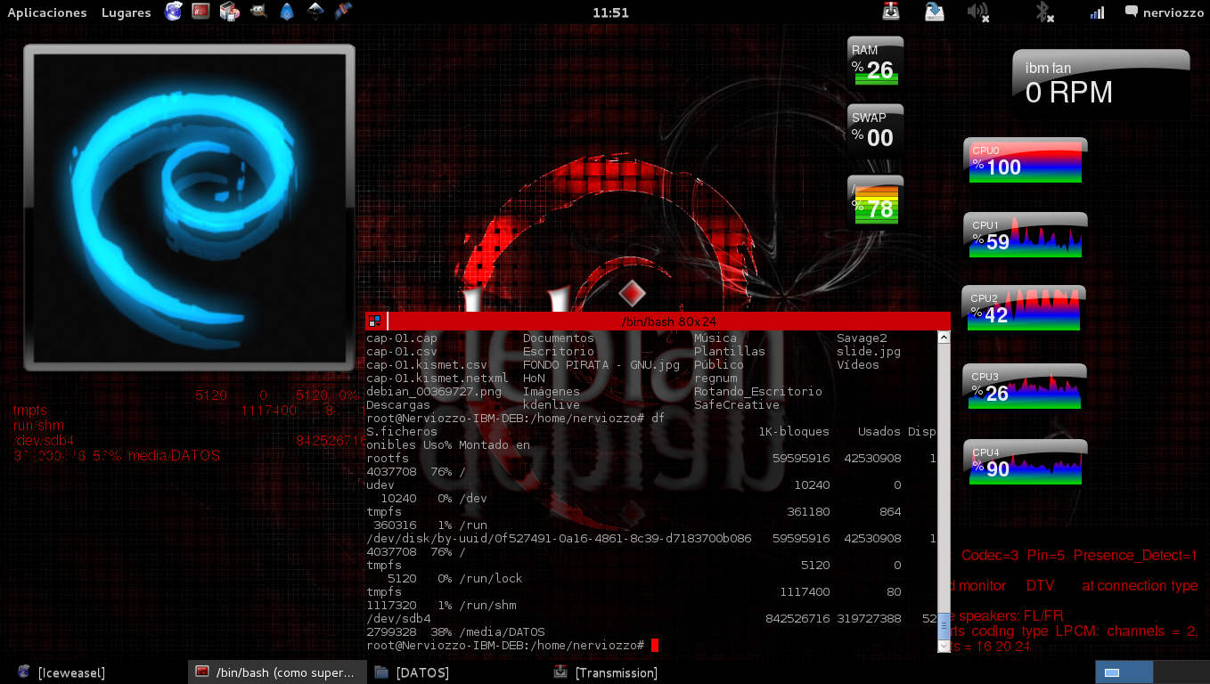 Mi nuevo diseño de Escritorio Debian Testing | Blog La Guía Linux