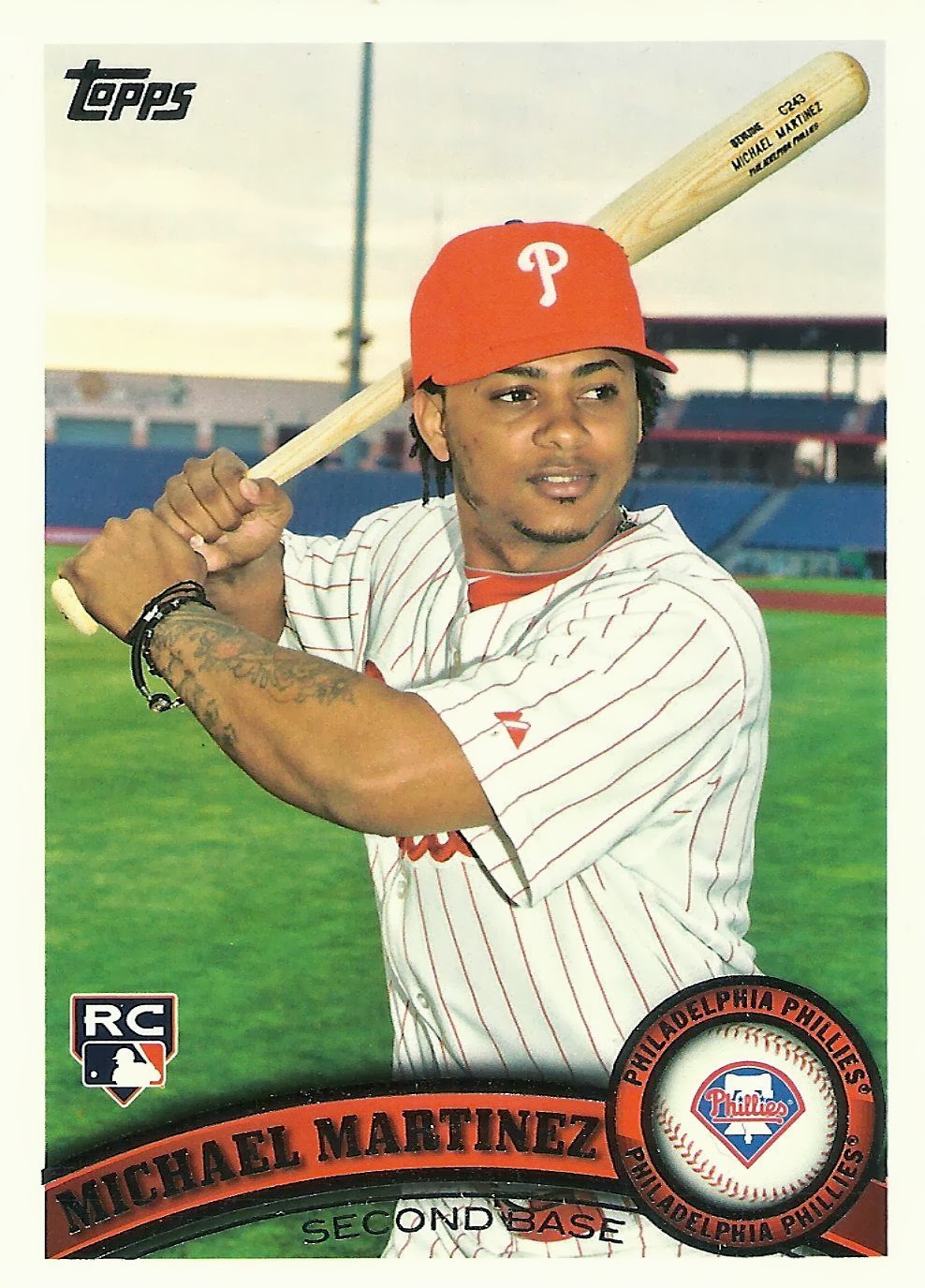 The Phillies Room: 2011 Topps #524 Michael Martinez