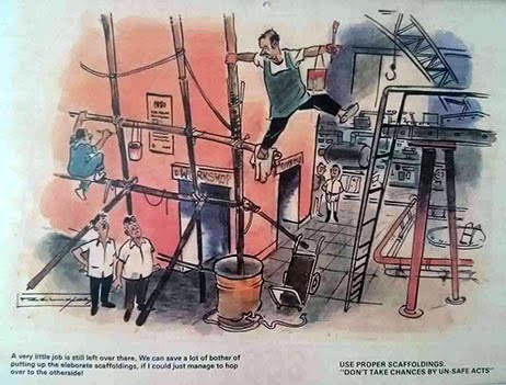 R.K. Laxman's Cartoons: Industrial Safety