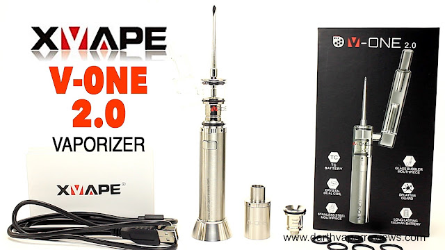 Darth Vapor Reviews: XVAPE: V-ONE 2.0 Wax Vaporizer with Water Bubbler ...