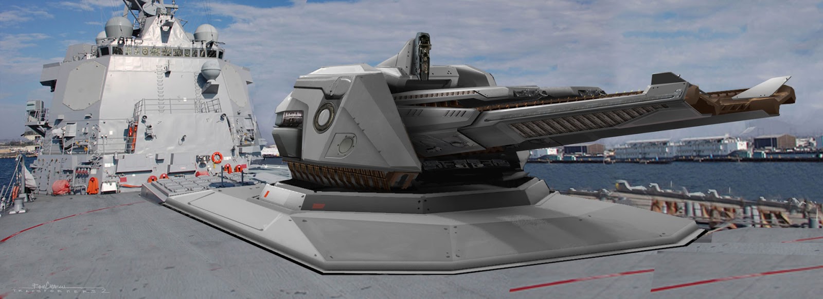 Coronel Von Rohaut: Buques de proa invertida o "tumblehome"