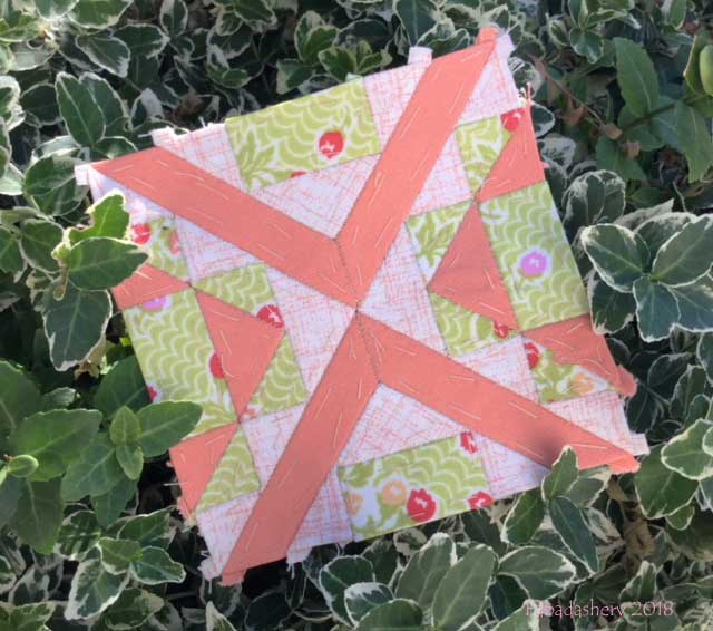 Fabadashery: The Farmer's Wife Sampler Quilt (20's) Block 36 Flower ...